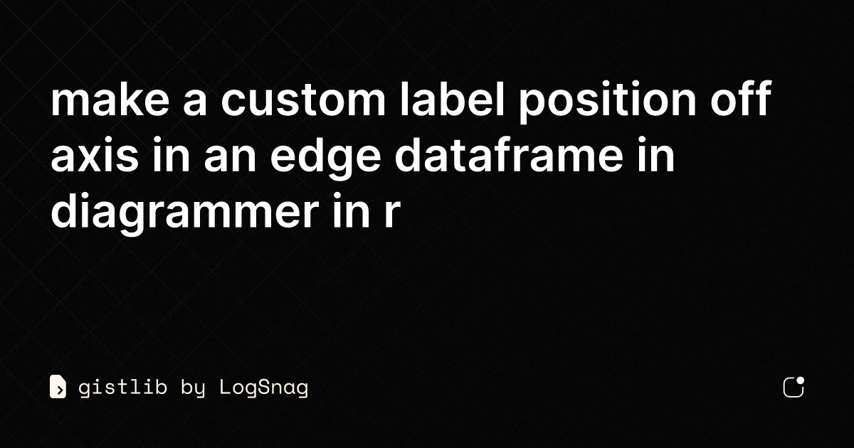 Gistlib Make A Custom Label Position Off Axis In An Edge Dataframe In Diagrammer In R