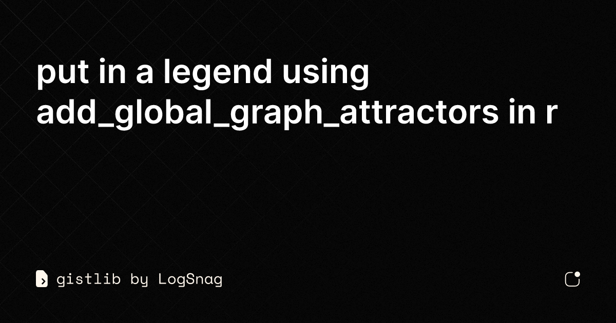 gistlib - put in a legend using add_global_graph_attractors in r